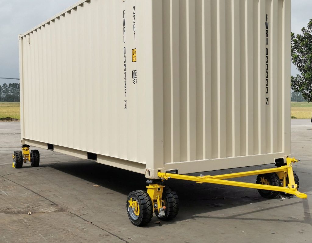 PF-902 Mobile Shipping Container Caster Wheels and Tow Bar – Symmetry ...
