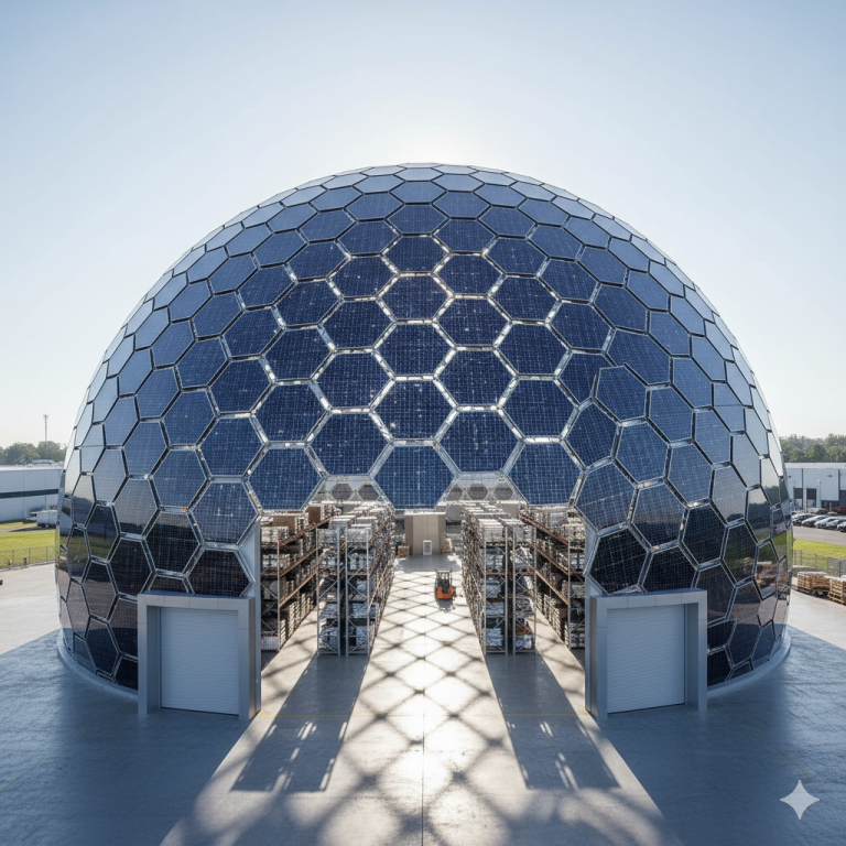 BIPV Solar Honeycomb Warehouse – Symmetry Company